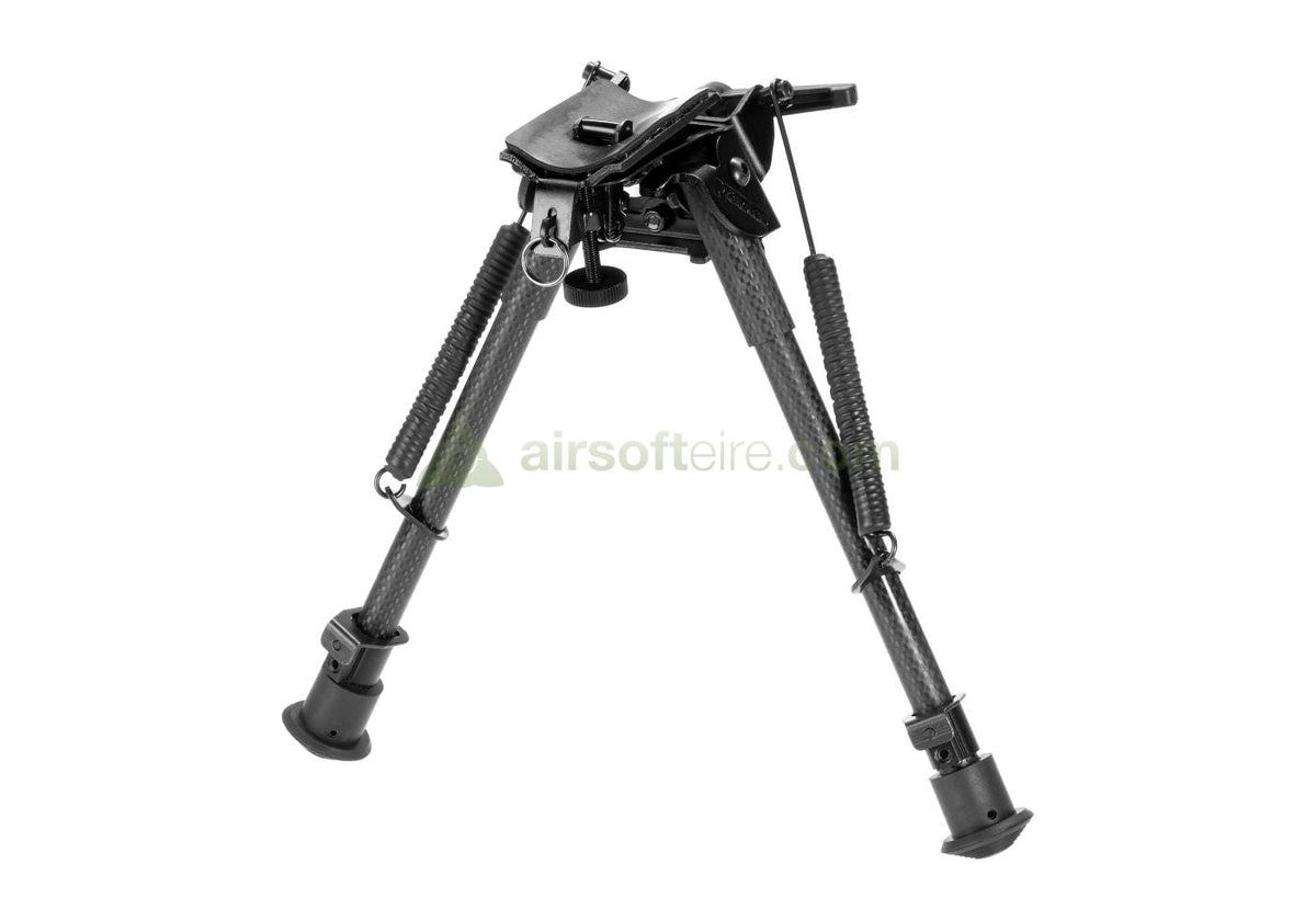 RokStad Carbon Fiber 9-13.5" Bipod - QD Stud / RIS 20mm Rail — AirsoftEire
