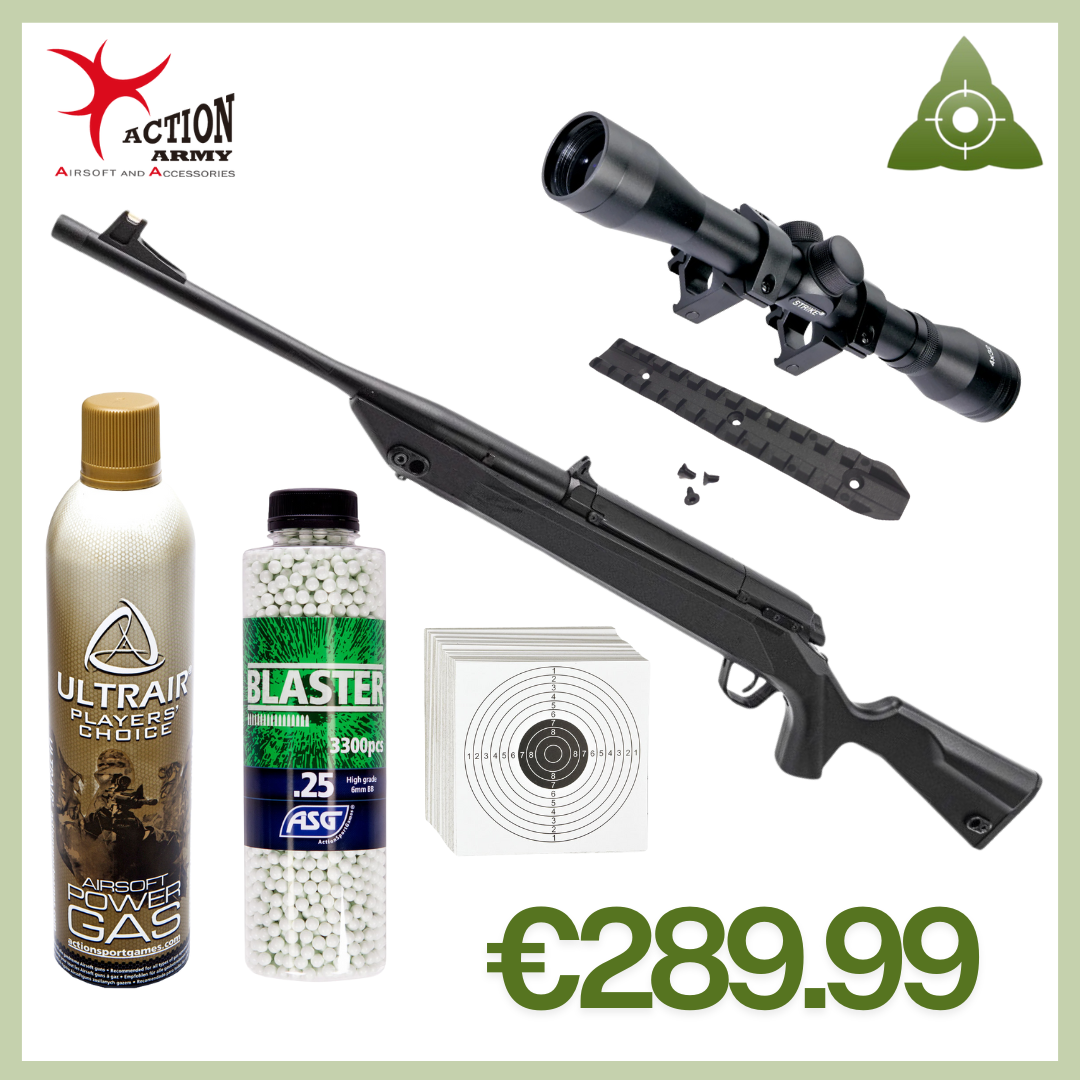 Action Army AAC-C1 Athena - Gas Rifle Bundle — AirsoftEire