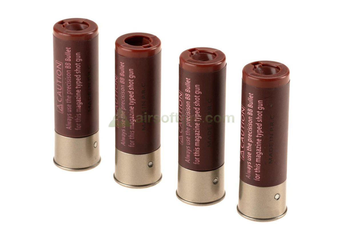 S&T (AGM) 14rd Red Shotgun Shells - 4 Pack — AirsoftEire