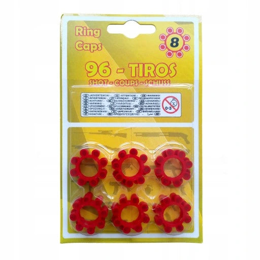 8 Shot Ring Caps for Cap Guns - 96 Shots — AirsoftEire