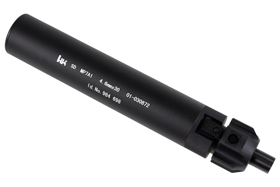 FMA MP7A1 Mock Suppressor For MP7 w Flash Hider - Black — AirsoftEire
