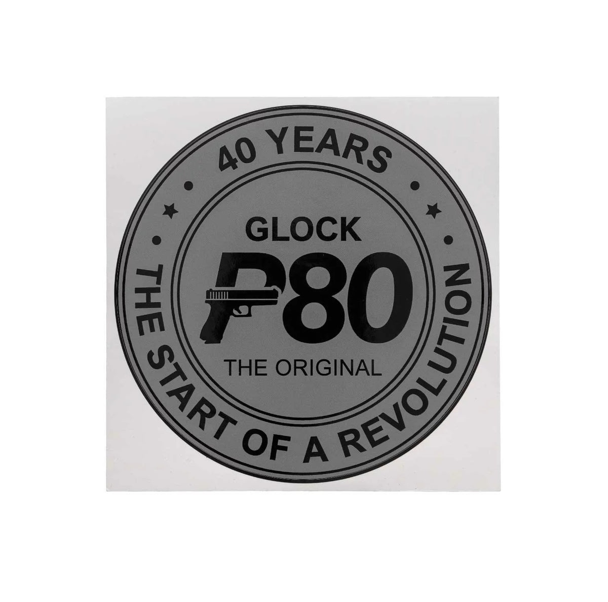Glock P80 Anniversary Sticker — AirsoftEire